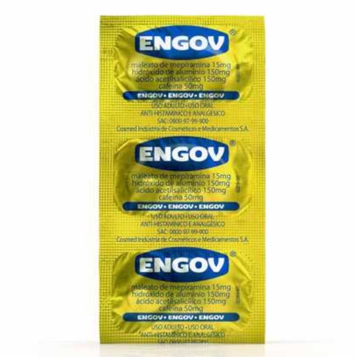 Engov com 6 comprimidos - Engov com 6 comprimidos - HYPERA
