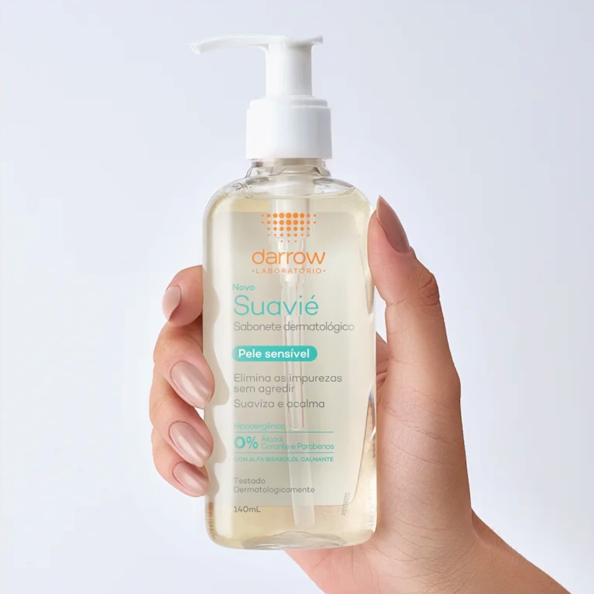 Sabonete Líquido Darrow Suavié Pele Sensível 140ml - Sabonete Líquido Darrow Suavié Pele ...