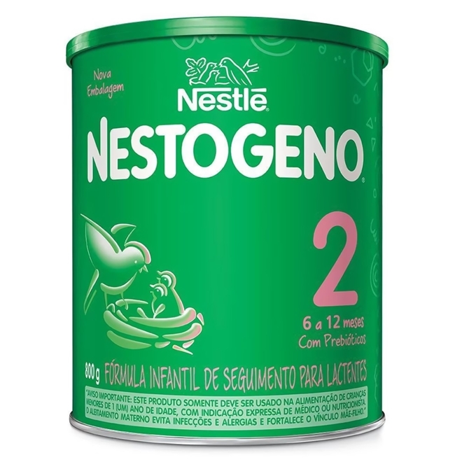 Fórmula Infantil Nestlé Nestogeno 2 (6 a 12 meses) 800g - Fórmula Infantil Nestlé Nestogeno 2 (6 ...