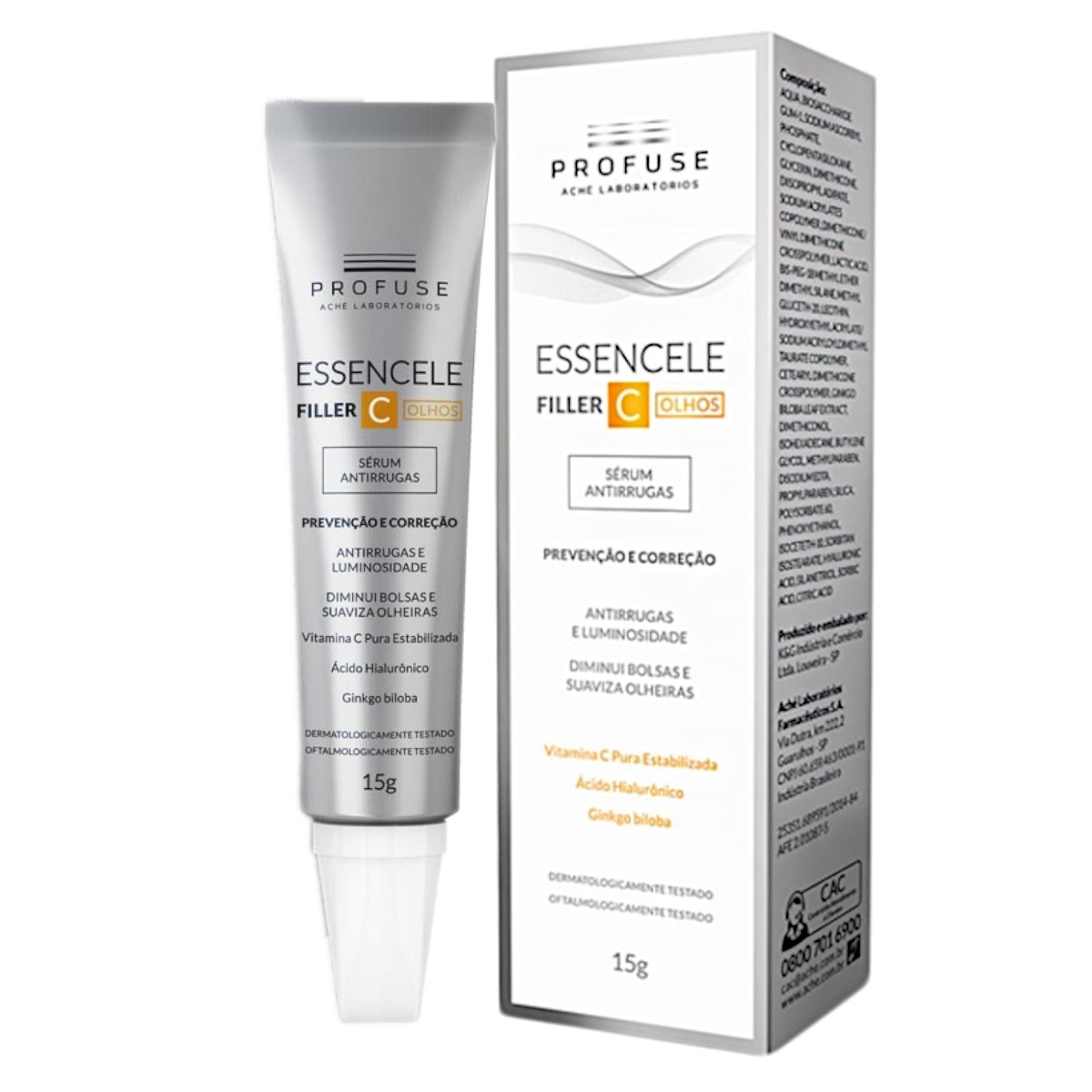 Sérum Hidratante Profuse Essencele Filler C Olhos 15g - Sérum ...