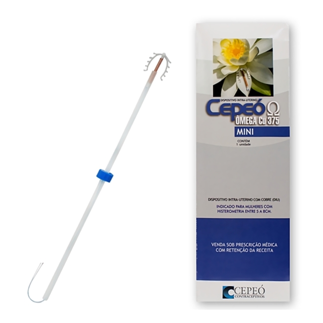 Dispositivo Intrauterino(DIU) Cepeó Omega CU375 Mini - Dispositivo ...