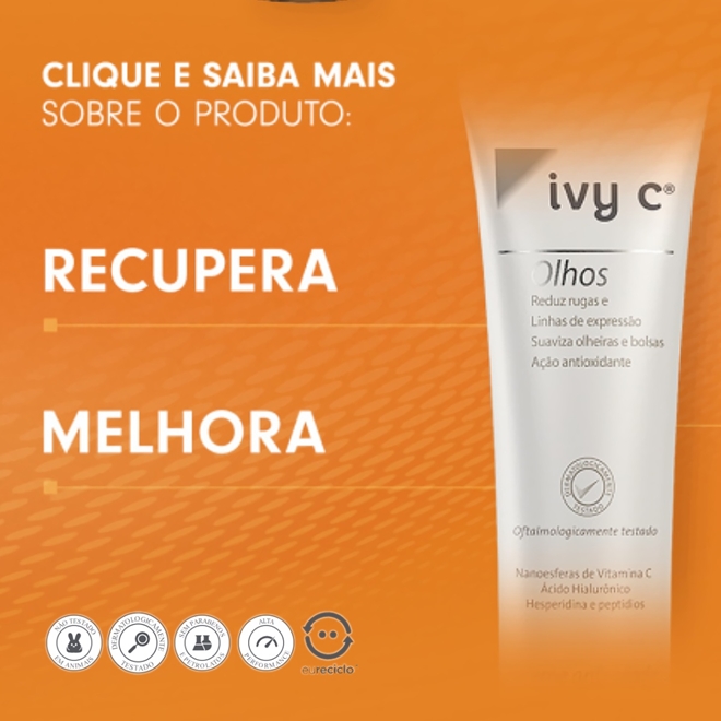 Creme Anti-idade Mantecorp Ivy C Olhos Rejuvenescedor 15g - Creme Anti-idade Mantecorp Ivy C ...