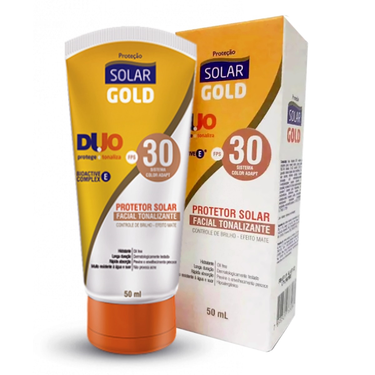 Protetor Facial Solar Gold FPS30 Uva Tonalizante 50ml - Protetor Facial ...