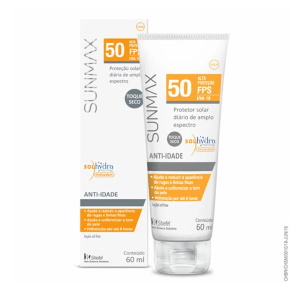 Protetor Solar Anti-Idade Sunmax Fps 50 Pele Normal 60Ml - Protetor ...