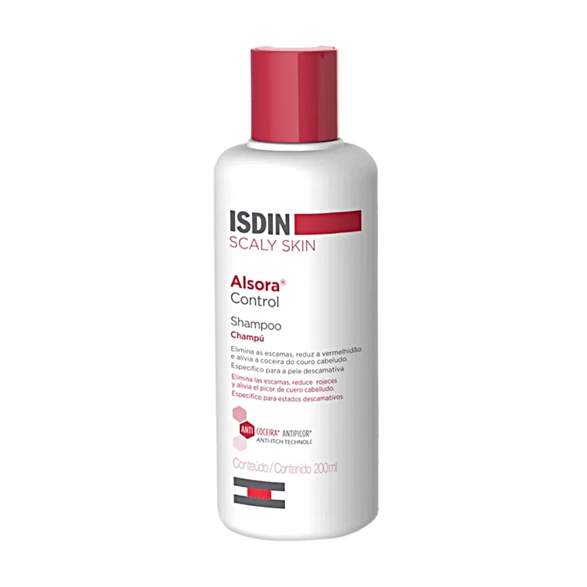 Shampoo Anti-coceira Isdin Alsora Control 200ml - Shampoo Anti-coceira ...