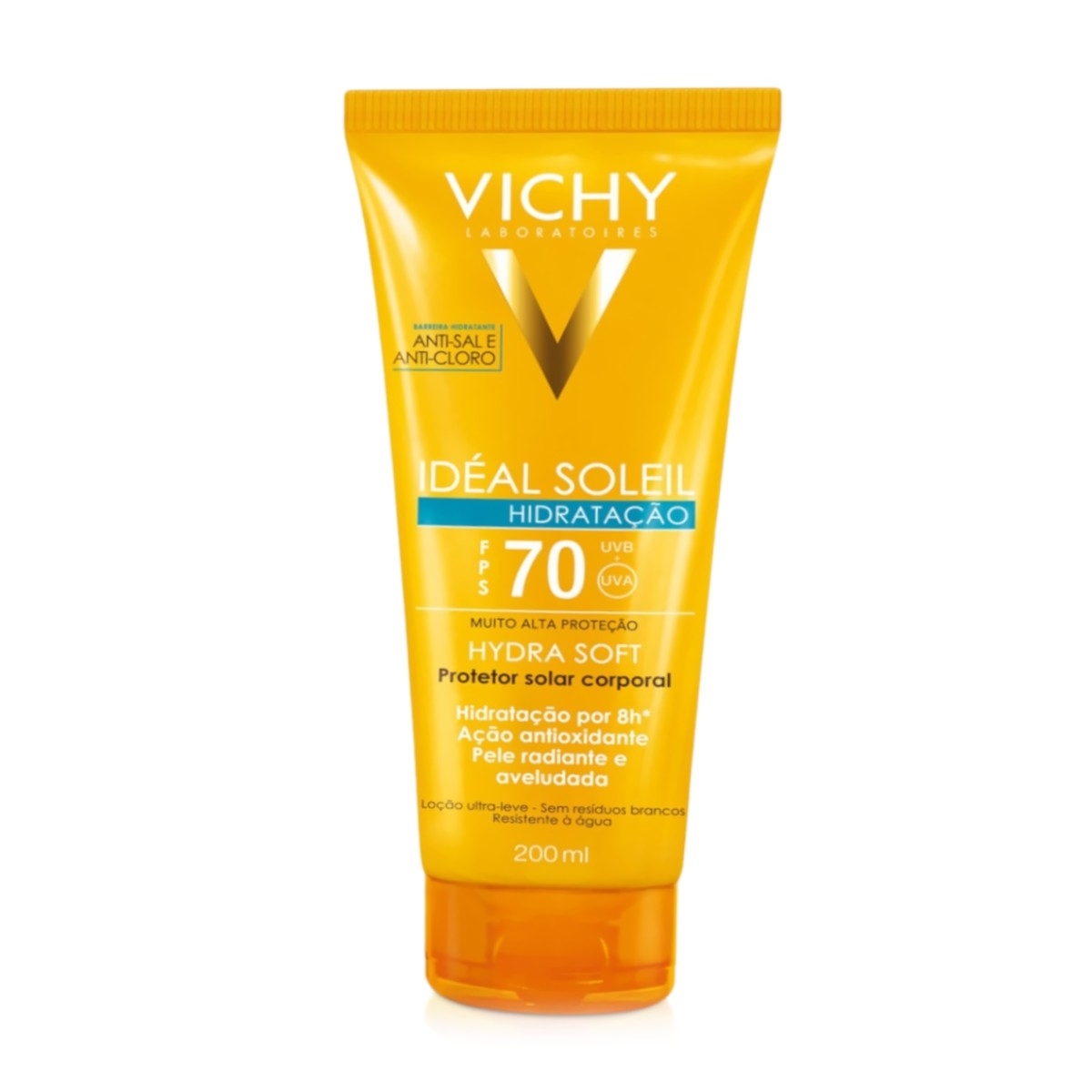 Protetor Solar Vichy Ideal Soleil Hydrasoft Fps70 200ml - Protetor ...