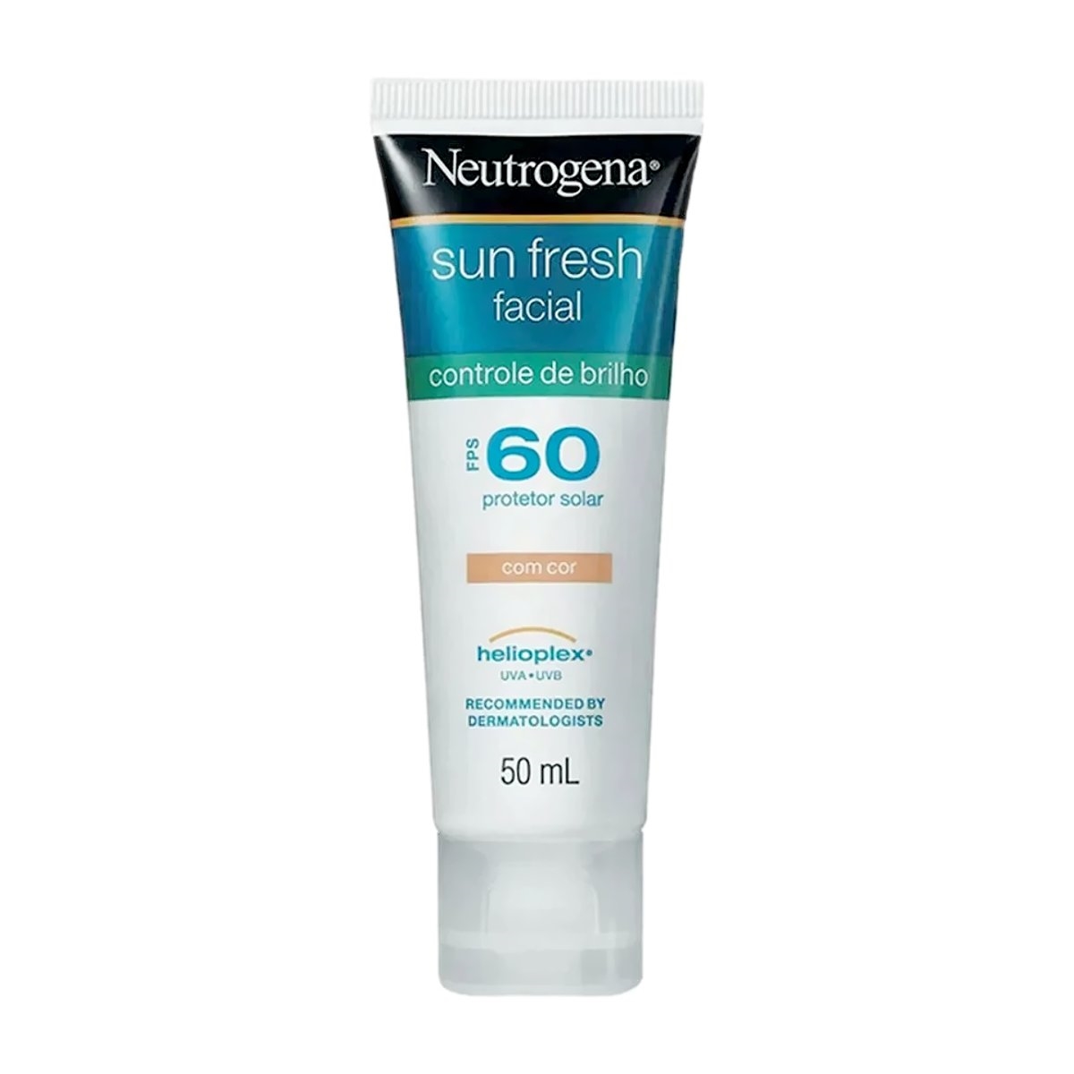 Protetor Solar Facial Neutrogena Sun Fresh Fps60 Com Cor 50ml ...