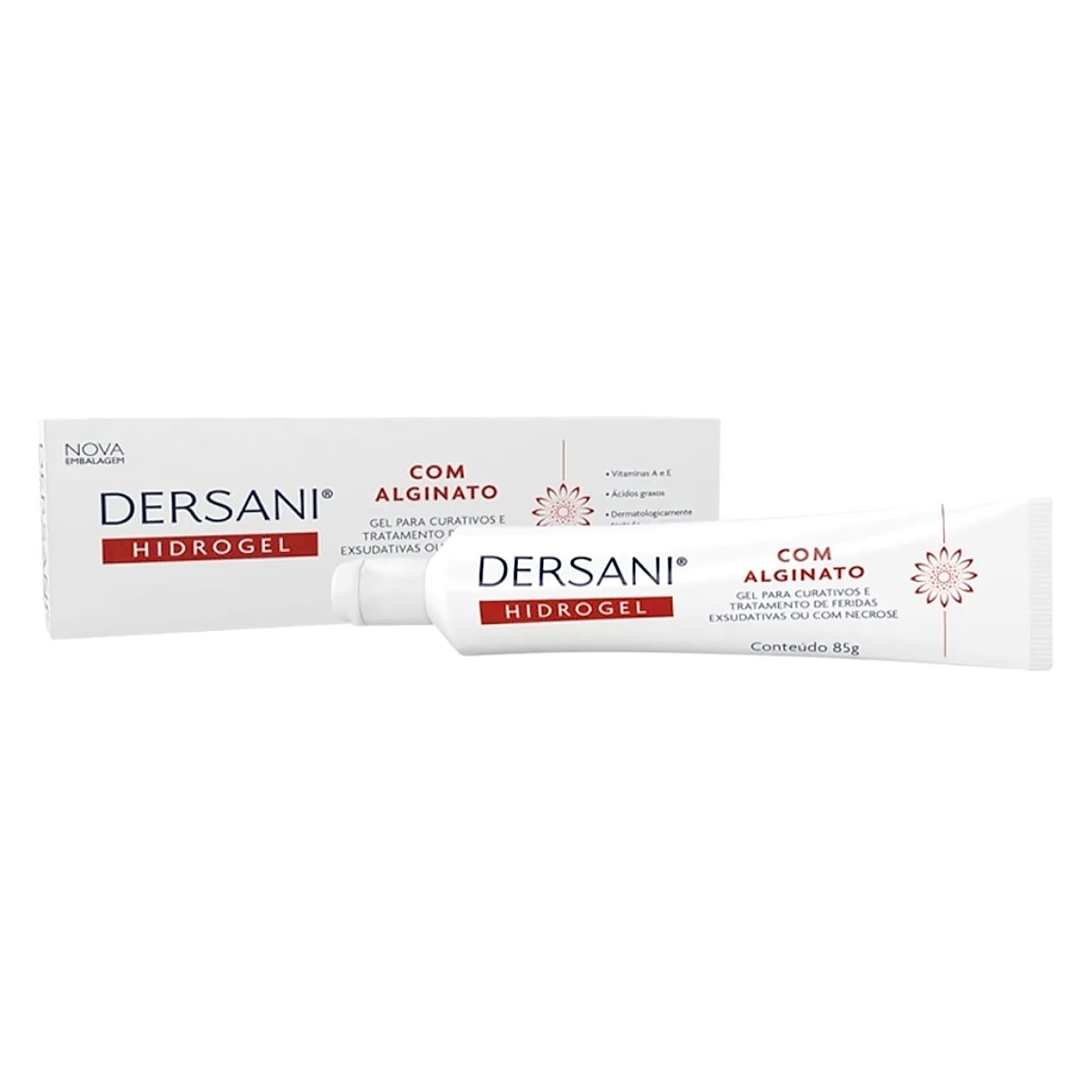 Gel Cicatrizante Dersani Hidrogel Com Alginato 85g - Gel Cicatrizante ...
