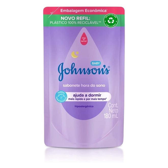 Sabonete Líquido Refil Johnson's Baby Hora Sono 180ml - Sabonete ...