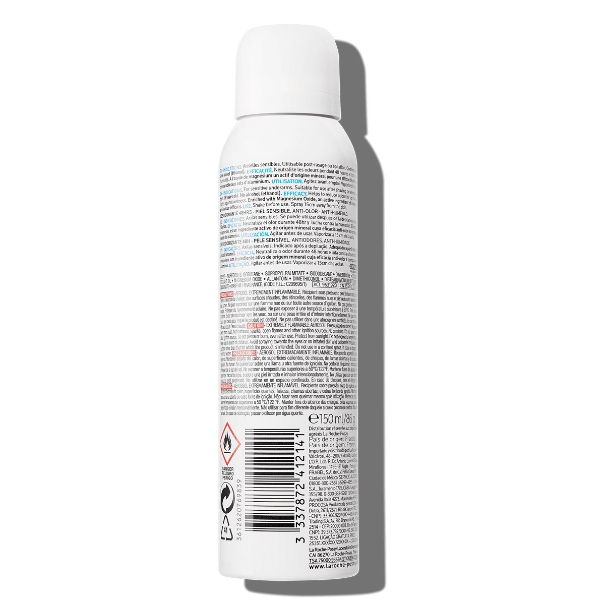 Desodorante Aerossol La Roche Innovation 48h 150ml - Desodorante ...