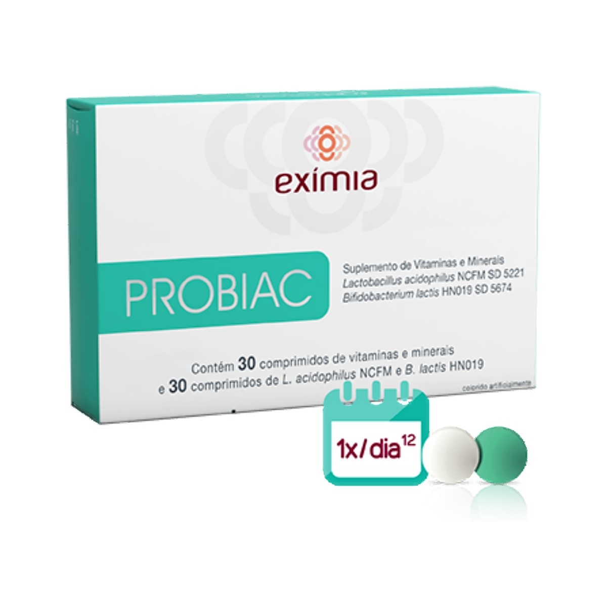 Suplemento Vitamínico Exímia Probiac 60 Comprimidos - Suplemento ...