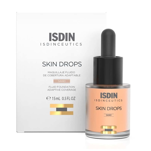 Base Líquida Isdin Skin Drops Cor Sand 15ml - Base Líquida Isdin Skin ...