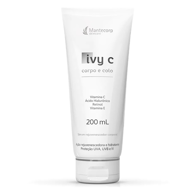 Sérum Rejuvenescedor Mantecorp Ivy C Corpo e Colo 200ml - Sérum ...