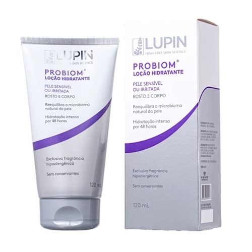 Loção Hidratante Lupin Probiom Rosto e Corpo 120ml - Loção Hidratante ...