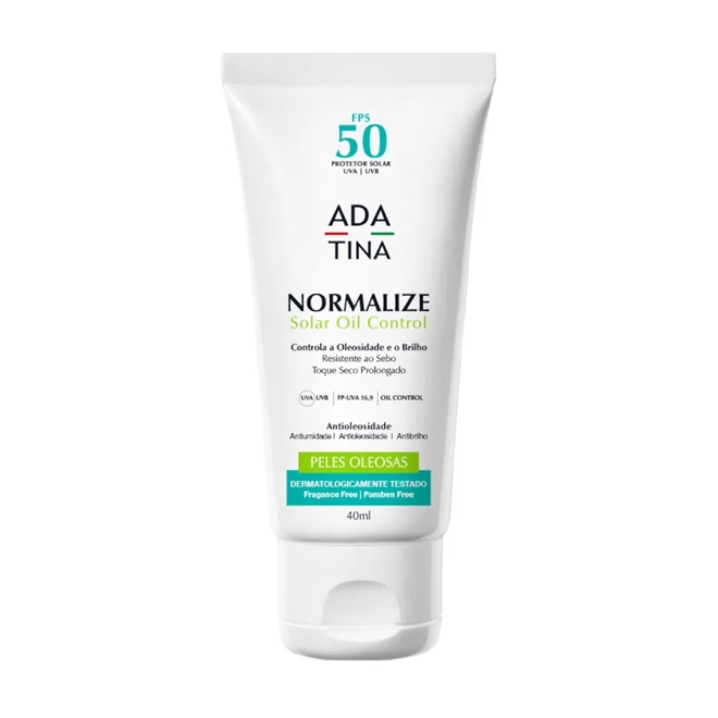 Protetor Solar Ada Tina Normalize Fps50 Oil Control 40ml - Protetor ...