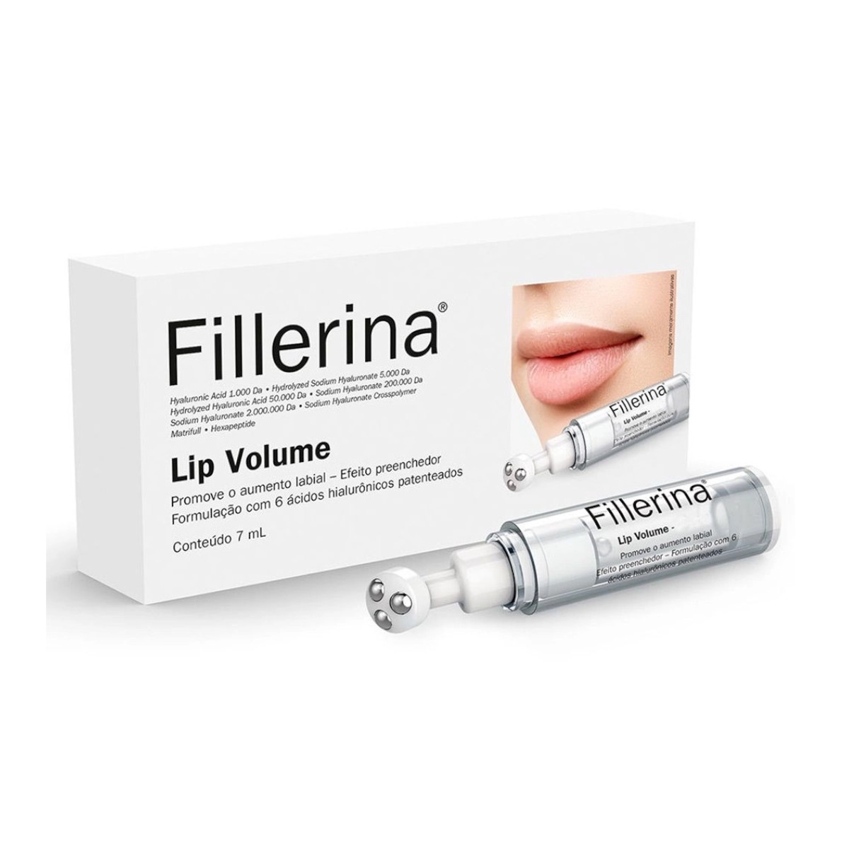 Preenchedor Labial Fillerina Lip Volume 7ml - Preenchedor Labial ...