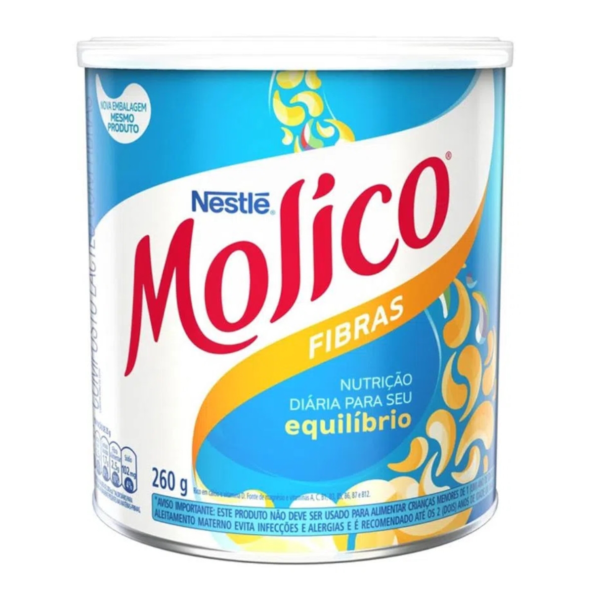 Composto Lácteo Nestlé Molico Fibras 260g - Composto Lácteo Nestlé ...