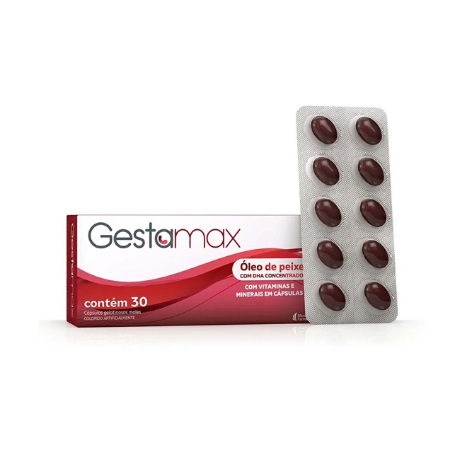 Suplemento de Vitaminais Gestamax Plus 60 Comprimidos - Suplemento de Vitaminais Gestamax Plus ...