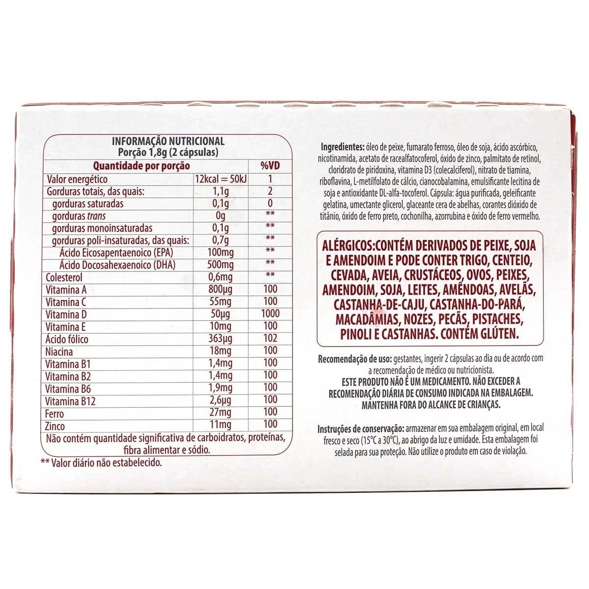 Suplemento de Vitaminais Gestamax Plus 60 Comprimidos - Suplemento de Vitaminais Gestamax Plus ...