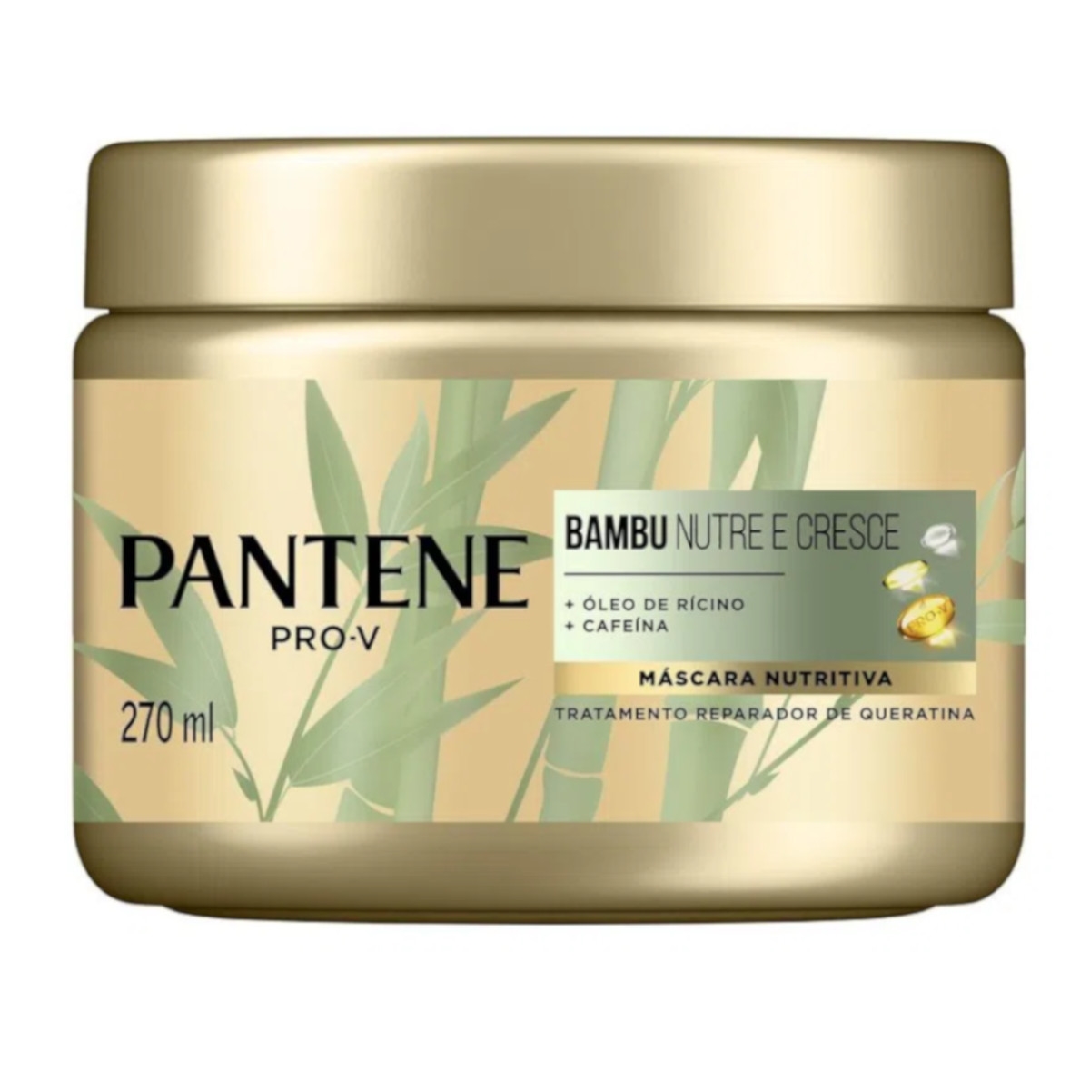 Máscara Nutritiva Pantene Pro-V Bambu Nutre e Cresce 270ml - Máscara ...