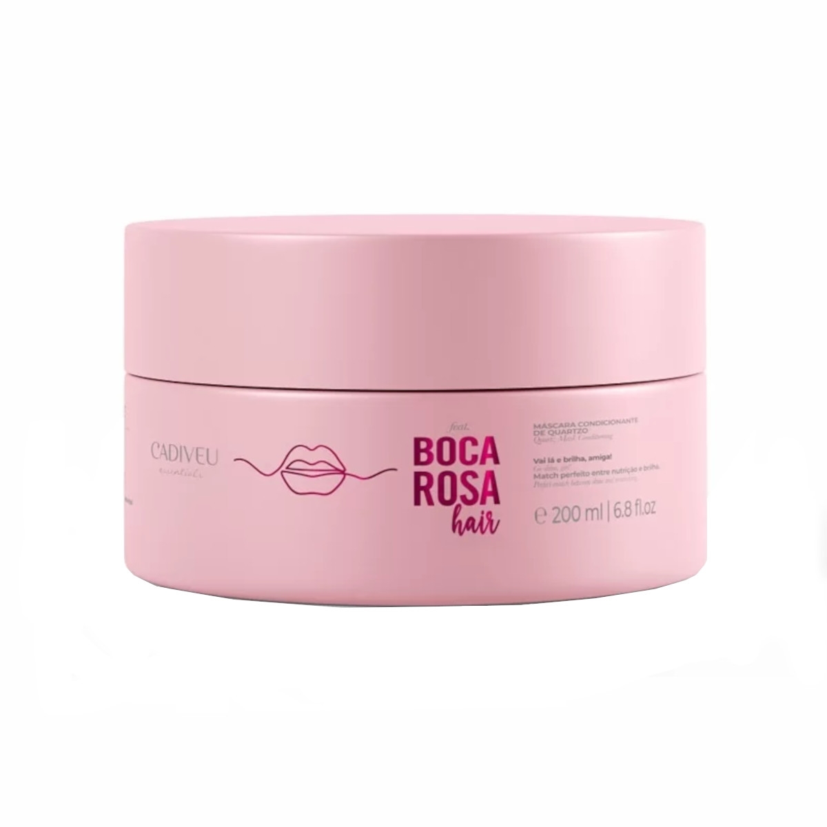 Máscara De Tratamento Cadiveu Quartzo Boca Rosa 200ml - Máscara De ...
