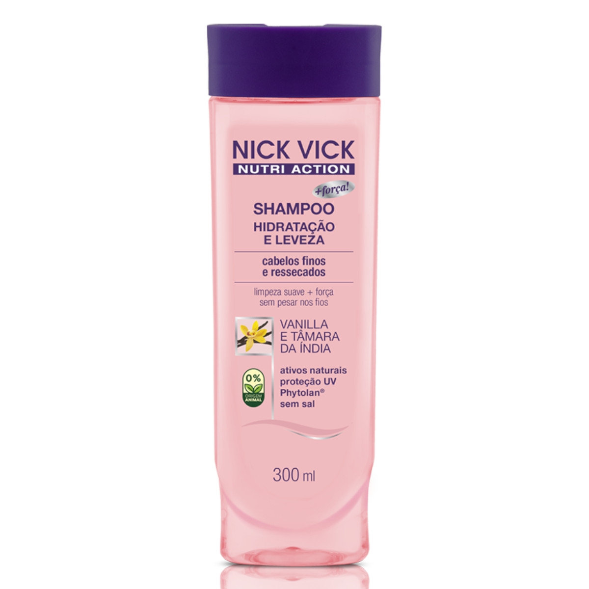 Shampoo Nutri Action Nick Vick Hidratação e Leveza 300ml - Shampoo ...