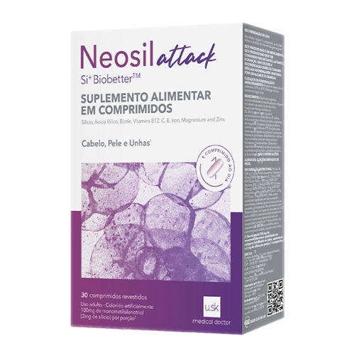 Suplemento Alimentar Neosil Attack 100Mg 30 Comprimidos - Suplemento ...