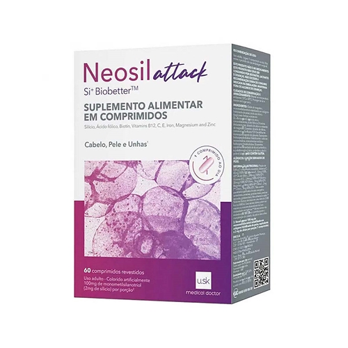 Suplemento Alimentar Neosil Attack 100Mg com 60 Comprimidos ...