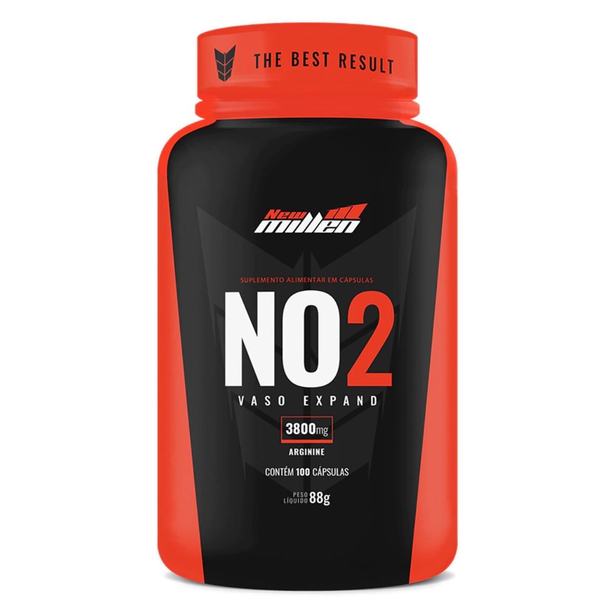 Suplemento New Millen NO2 Vaso Expand Arginina 100 cápsulas ...