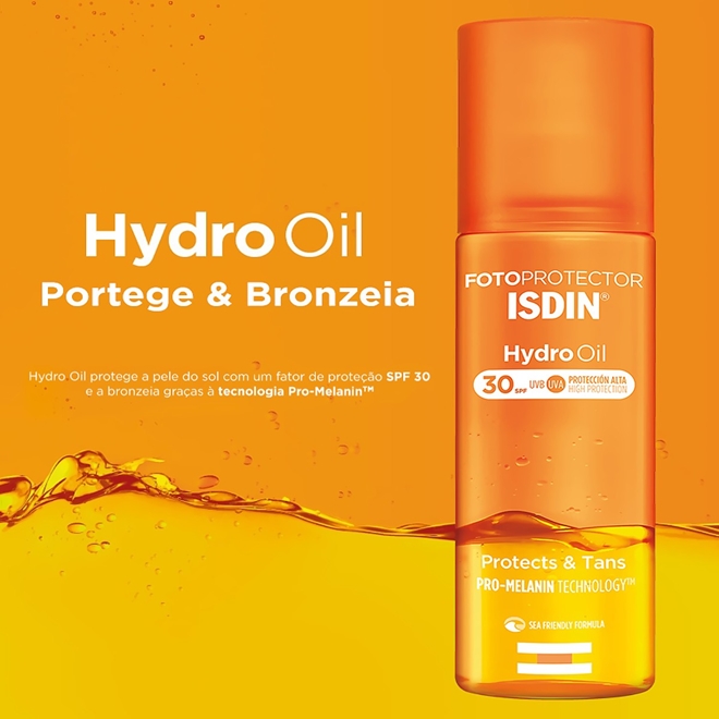 Fotoprotetor e Bronzeador Isdin Hydro Oil Fps30 200ml - Fotoprotetor e ...
