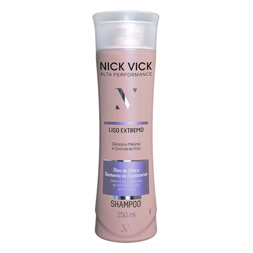 Shampoo Nick & Vick Pro-Hair Liso Extremo 250ml - Shampoo Nick & Vick ...