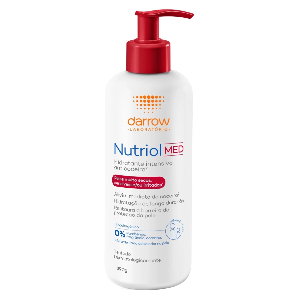 Hidratante Darrow Nutriol Med Intensivo Anticoceira 390g - Hidratante Darrow Nutriol Med ...