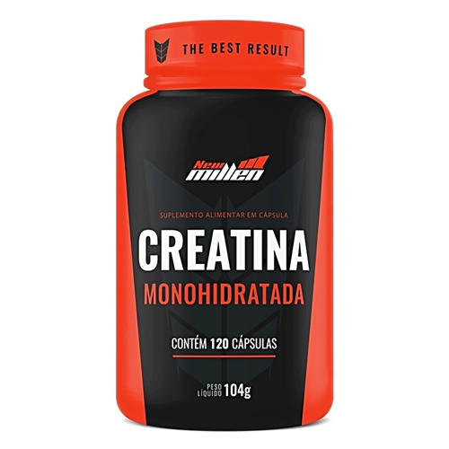 Suplemento New Millen Creatina Monohidratada 120 Cápsulas - Suplemento ...