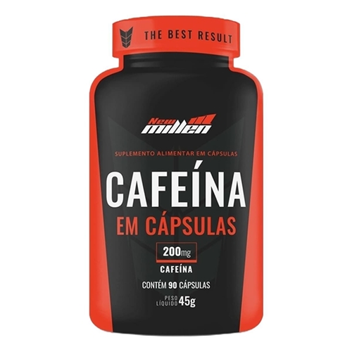Suplemento Alimentar New Millen Cafeína 200mg 90 Cápsulas - Suplemento ...