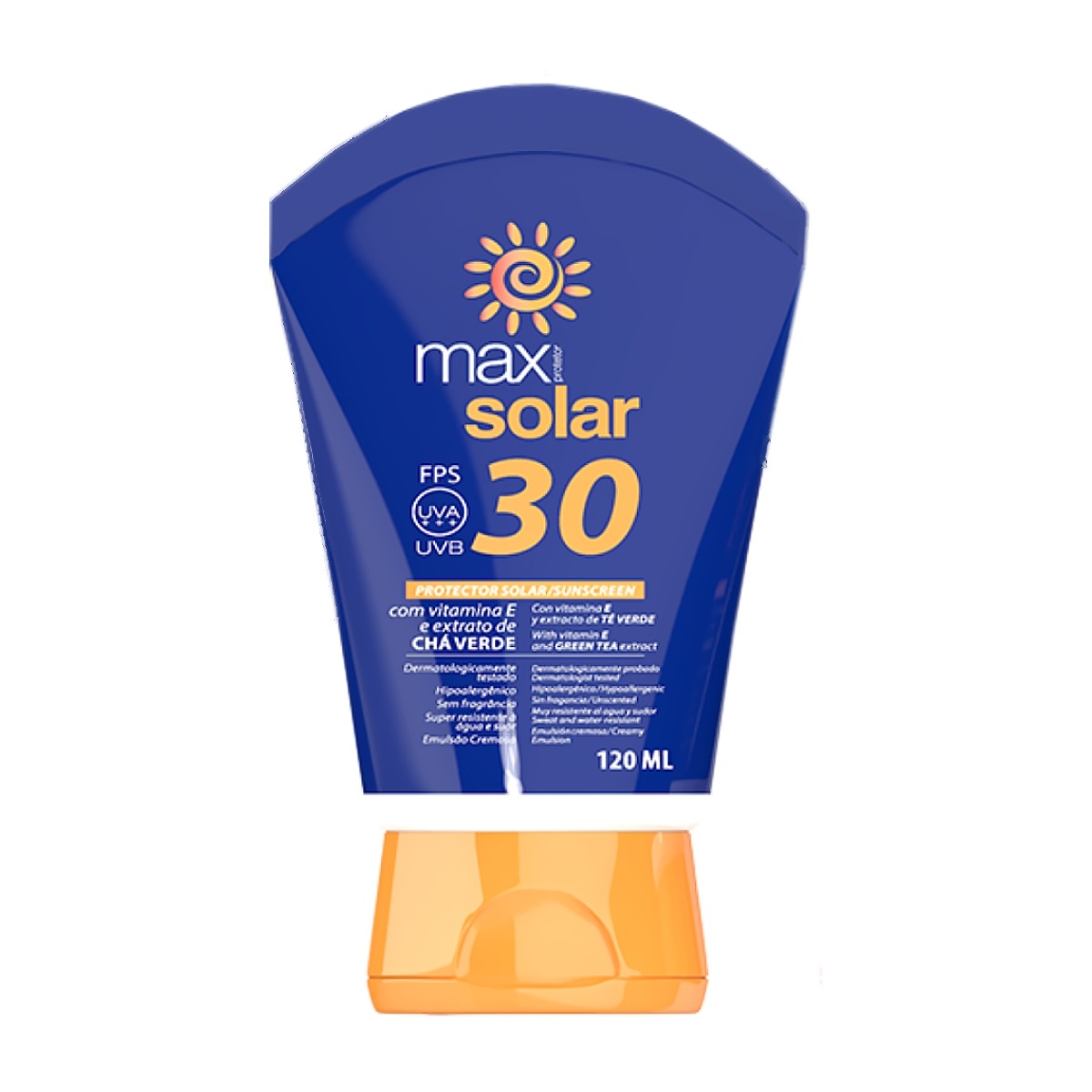 Protetor Solar Vitalife Max Solar Fps30 Facial e Corporal 120ml - Protetor Solar Vitalife Max ...