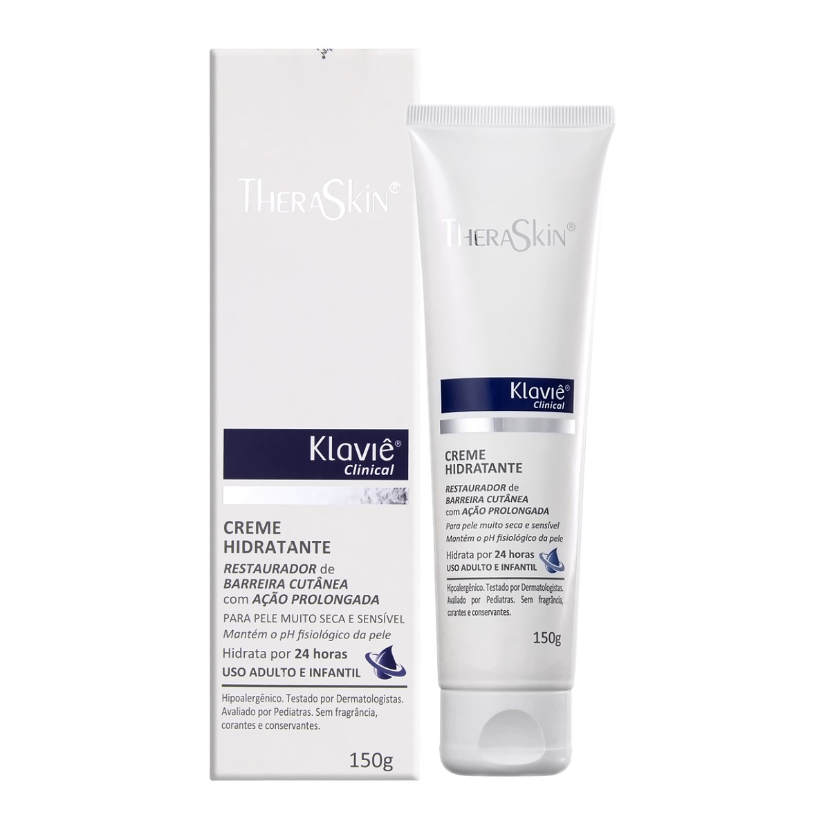 Creme Hidratante Theraskin Klaviê Clinical 150g - Creme Hidratante ...