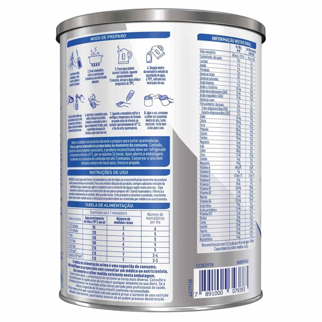 Fórmula Infantil Nestlé Nan EspessAR 800g - Fórmula Infantil Nestlé Nan ...
