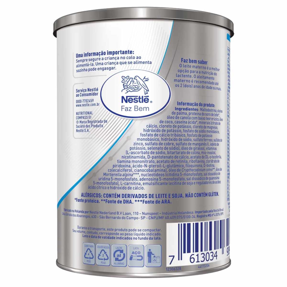 Fórmula Infantil Nestlé Nan Sem Lactose 400g - Fórmula Infantil Nestlé ...