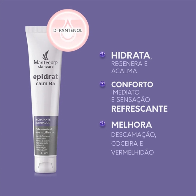 Hidratante Reparador Mantecorp Epidrat Calm B5 20ml - Hidratante ...