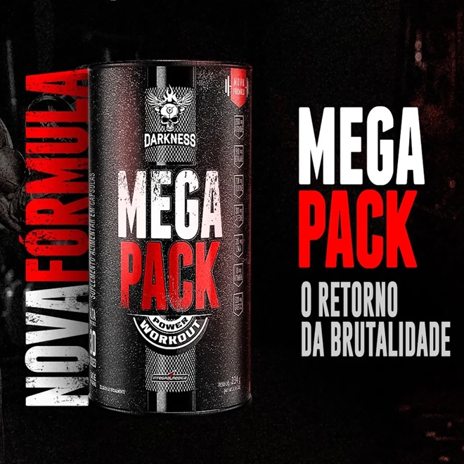 Suplemento Estimulador Darkness Mega Pack Power Workout 30 Doses - Suplemento Estimulador ...