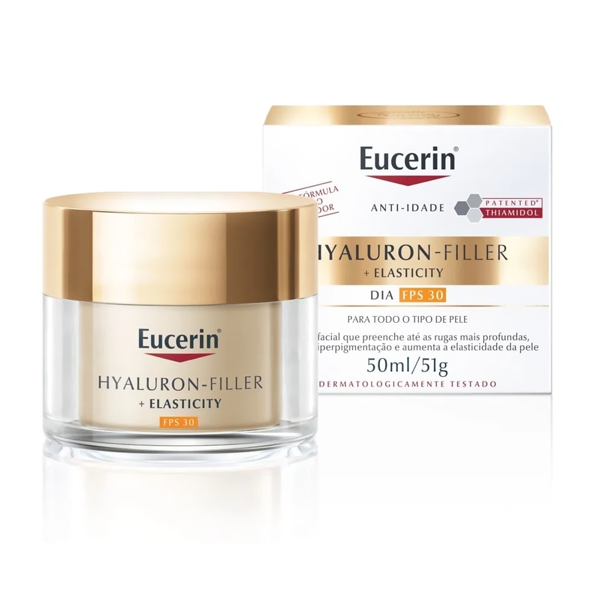 Creme Facial Eucerin Hyaluron-Filler + Elasticity Dia Fps30 51g - Creme ...