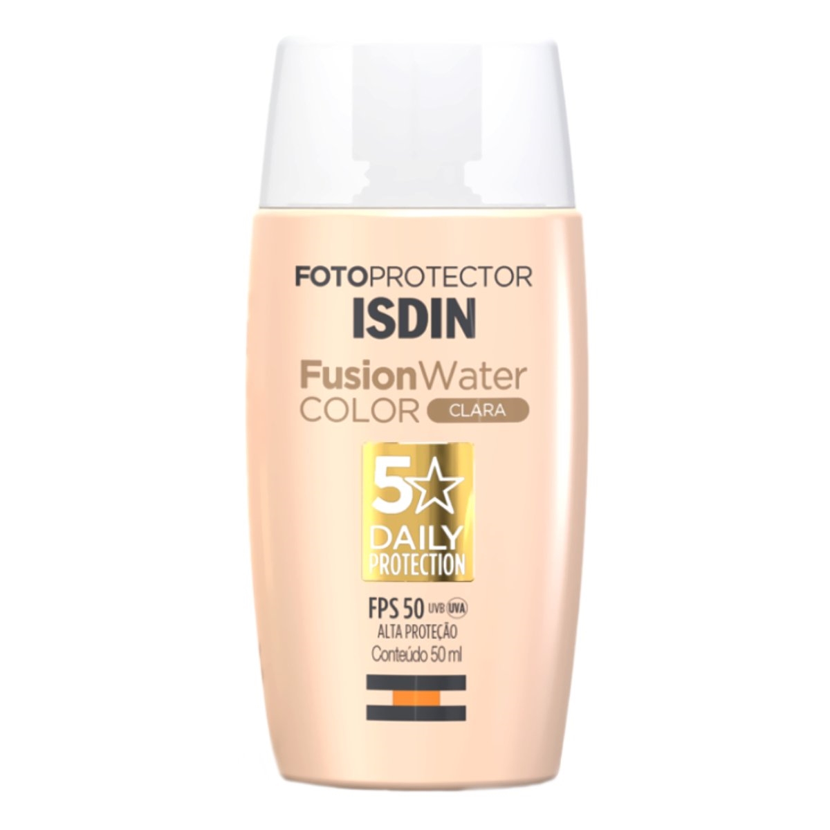 Protetor Solar Isdin Fusion Water Color Fps50 Cor Clara 50ml - Protetor ...