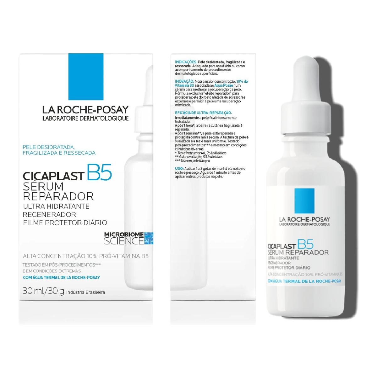 Sérum Reparador La Roche-Posay Cicaplast B5 30ml - Sérum Reparador La Roche-Posay Cicaplast B5 ...