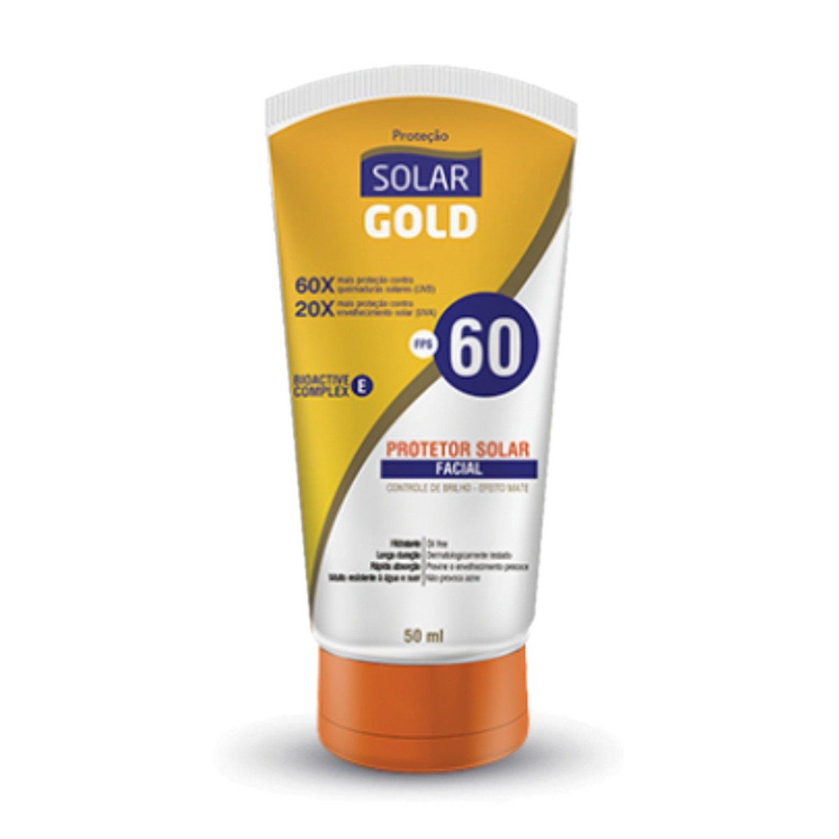 Protetor Facial Solar Gold Fps60 50ml - Protetor Facial Solar Gold ...